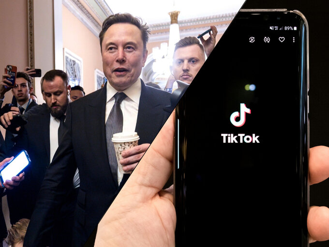 Elon Musk wykonał gest przypominający salut rzymski Elon Musk wykonał gest przypominający salut rzymski