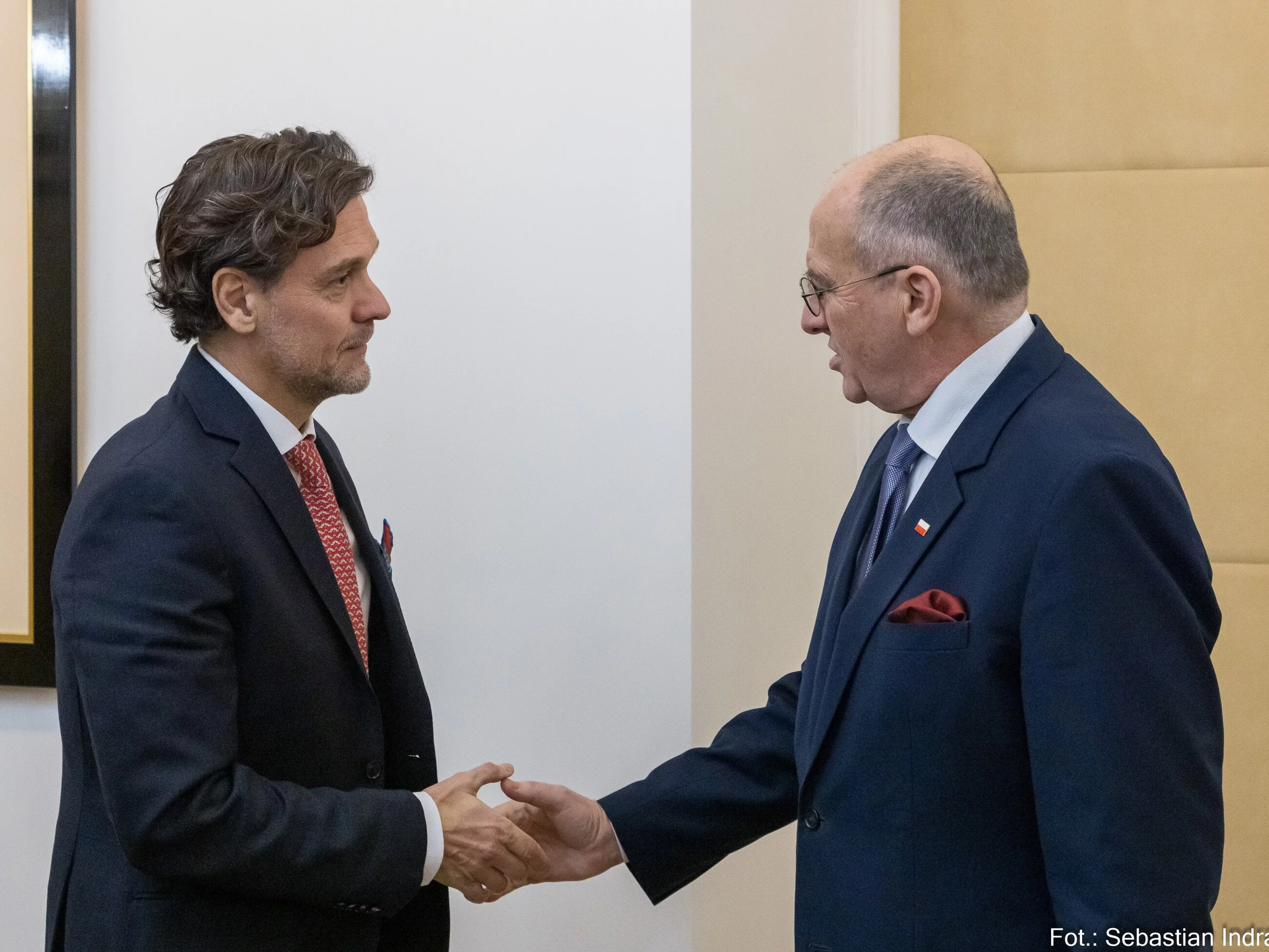 Spotkanie ministra Raua z dyrektorem Biura OBWE Mecaccim