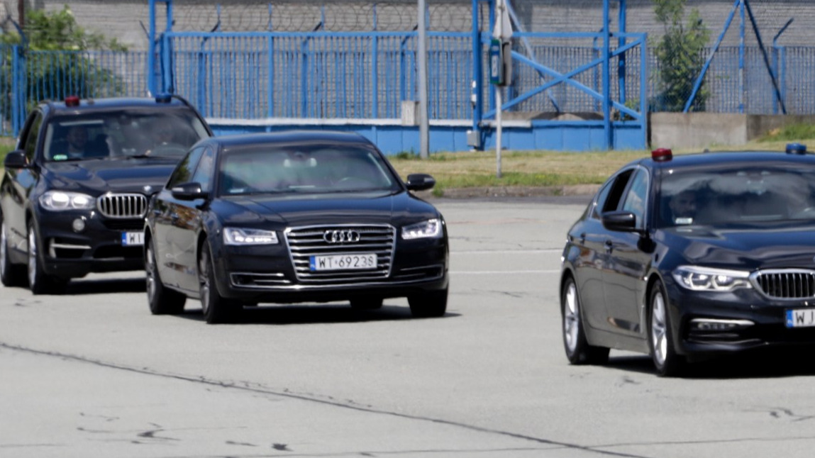 Wypadek kolumny premiera. Ukrainiec został ciężko poszkodowany Wypadek kolumny premiera. Ukrainiec został ciężko poszkodowany
